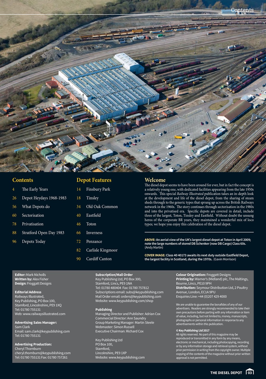 Railways Illustrated Magazine - Diesel Depot Edición especial