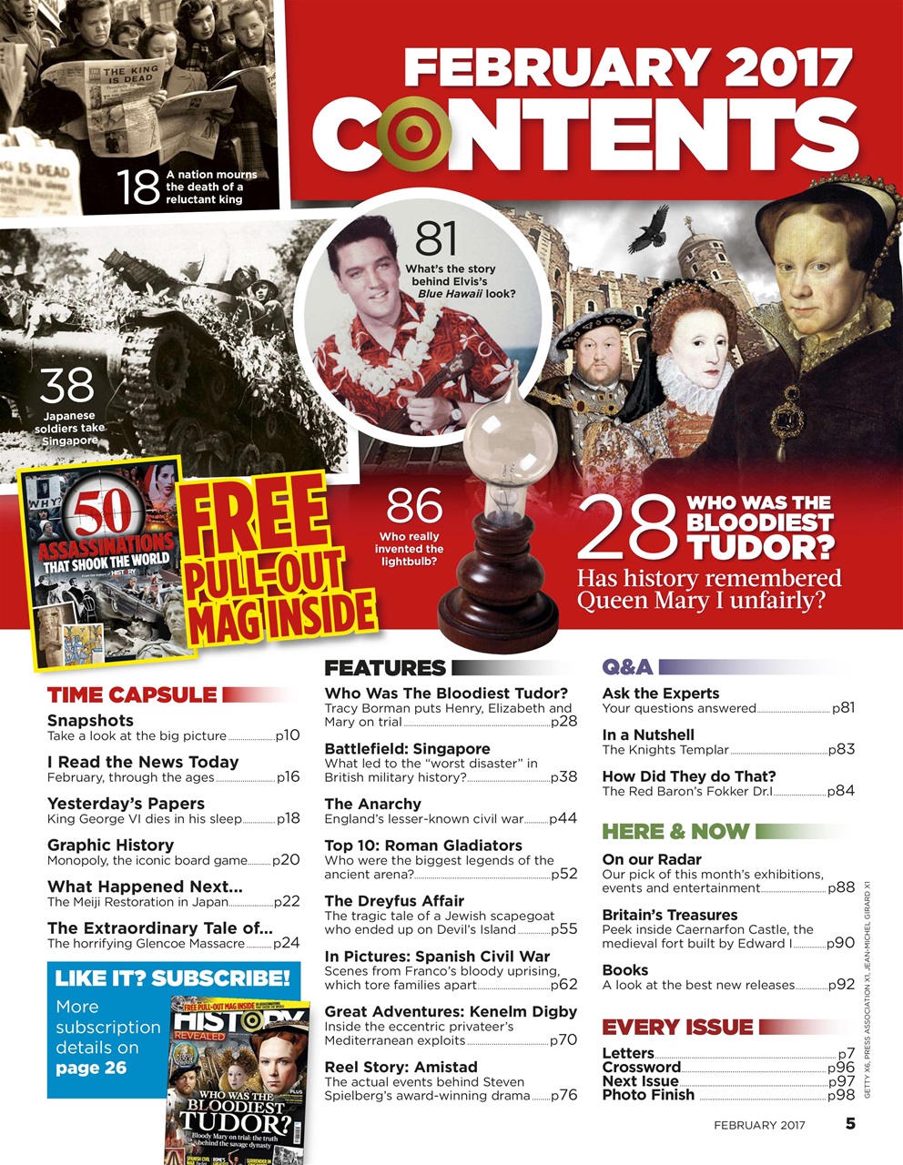 Bbc History Revealed Magazine February 2017 Back Issue