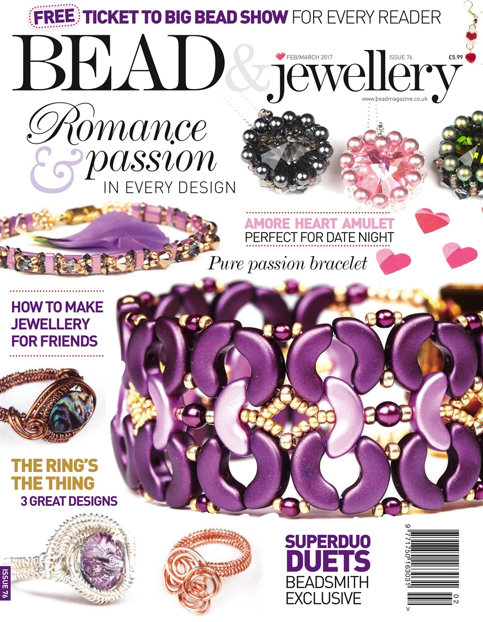 Bead & Jewellery Magazine - Issue 76 Back Issue