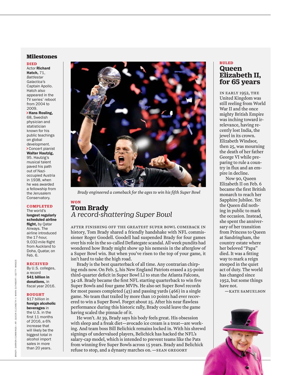 Time Magazine - 20th February 2017 Back Issue