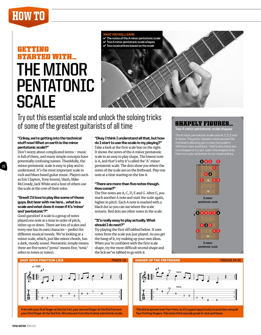 Total Guitar Magazine - April 2017 Back Issue