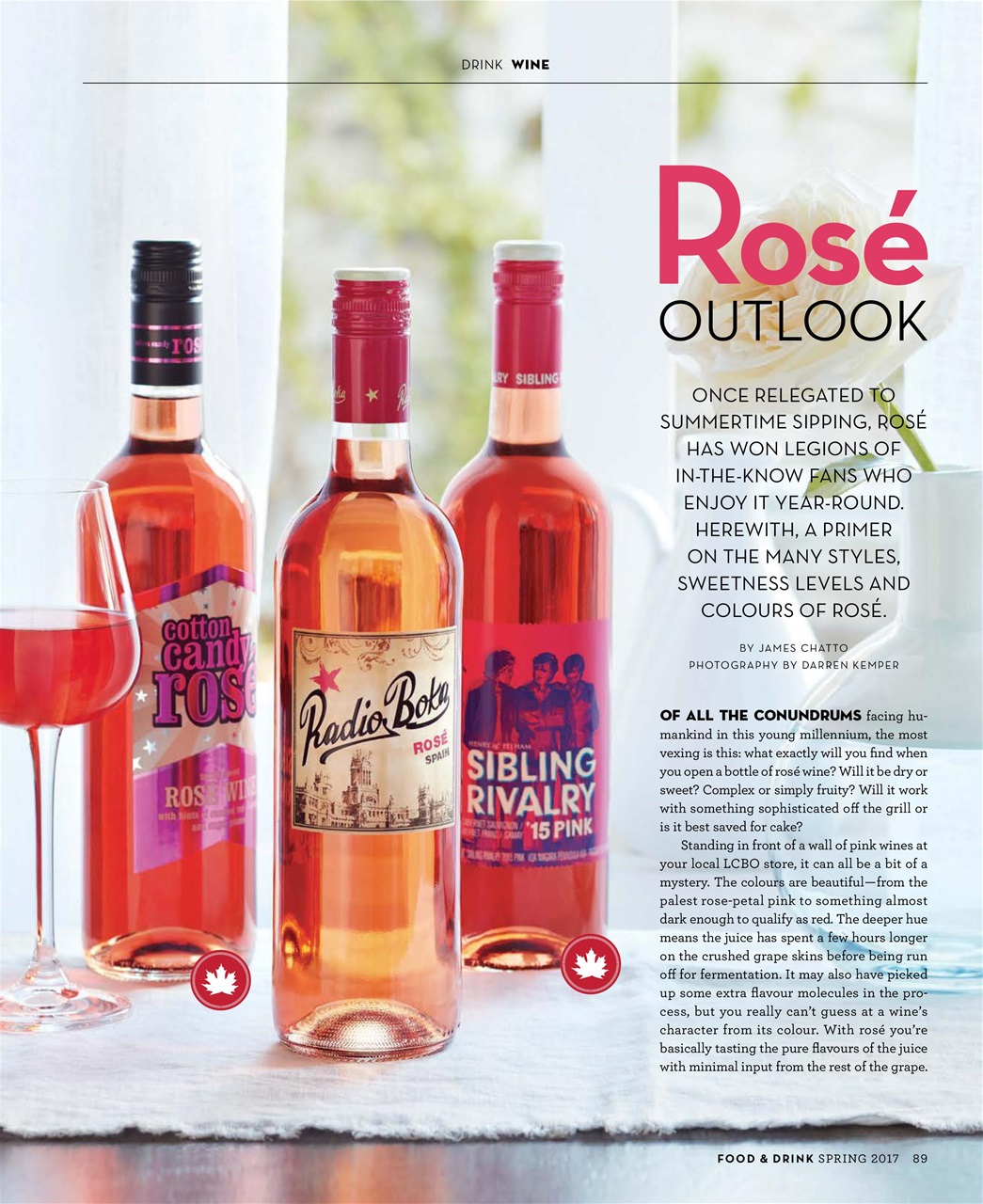LCBO Food & Drink Magazine - Spring 2017 Back Issue
