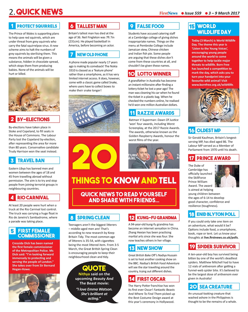 First News Magazine - First News Issue 559 Back Issue