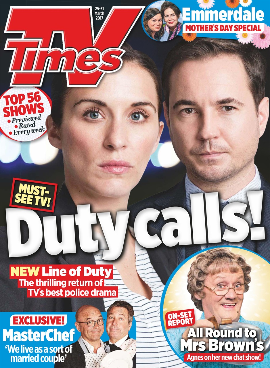 TV Times Magazine - 25th March 2017 Back Issue