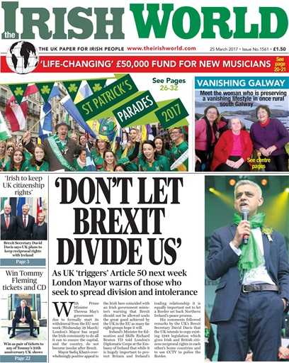 Irish World Magazine - 1561 Back Issue