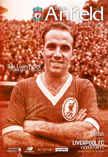Liverpool FC Programmes - Liverpool v Everton 201617 Back Issue