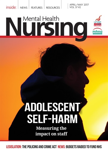 Mental Health Nursing Magazine - April/May 2017 Back Issue