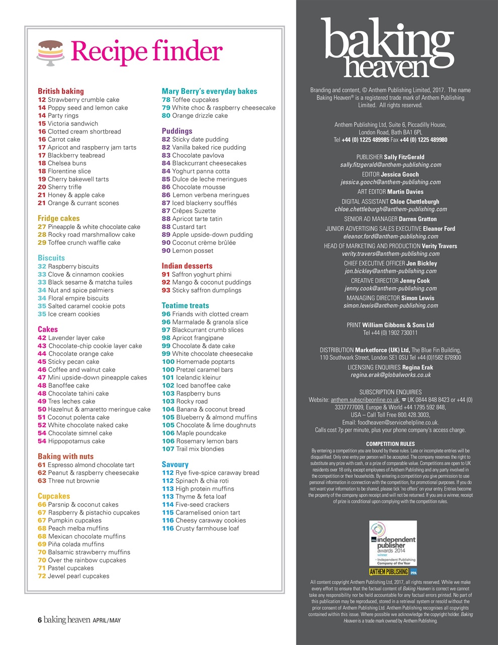 Cupcake Heaven Magazine - Baking Heaven April/May Back Issue