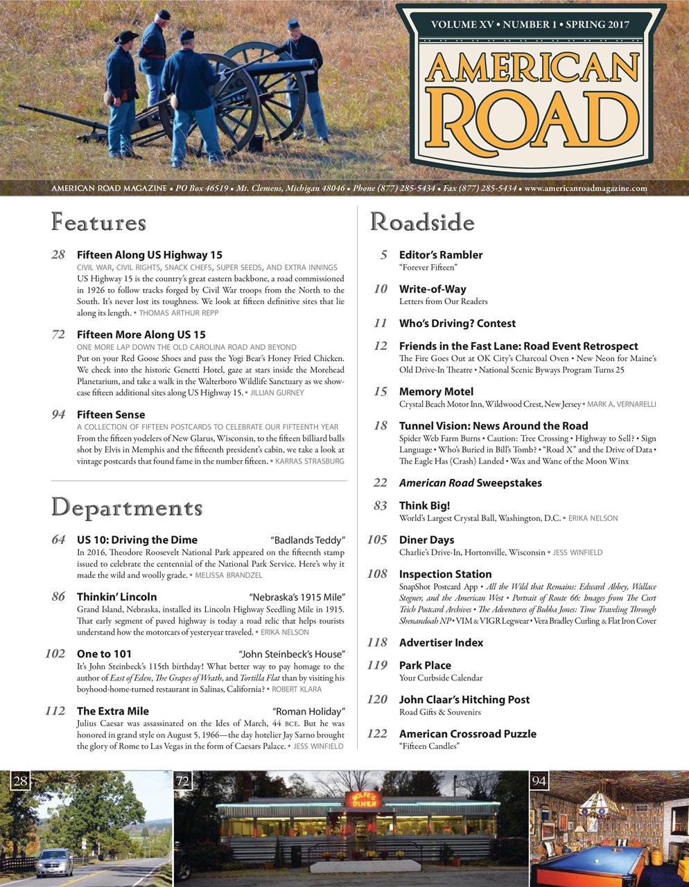 American Road Magazine - Spring 2017 Back Issue