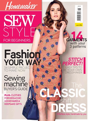 Homemaker Magazine - Sew Style Beginners Back Issue