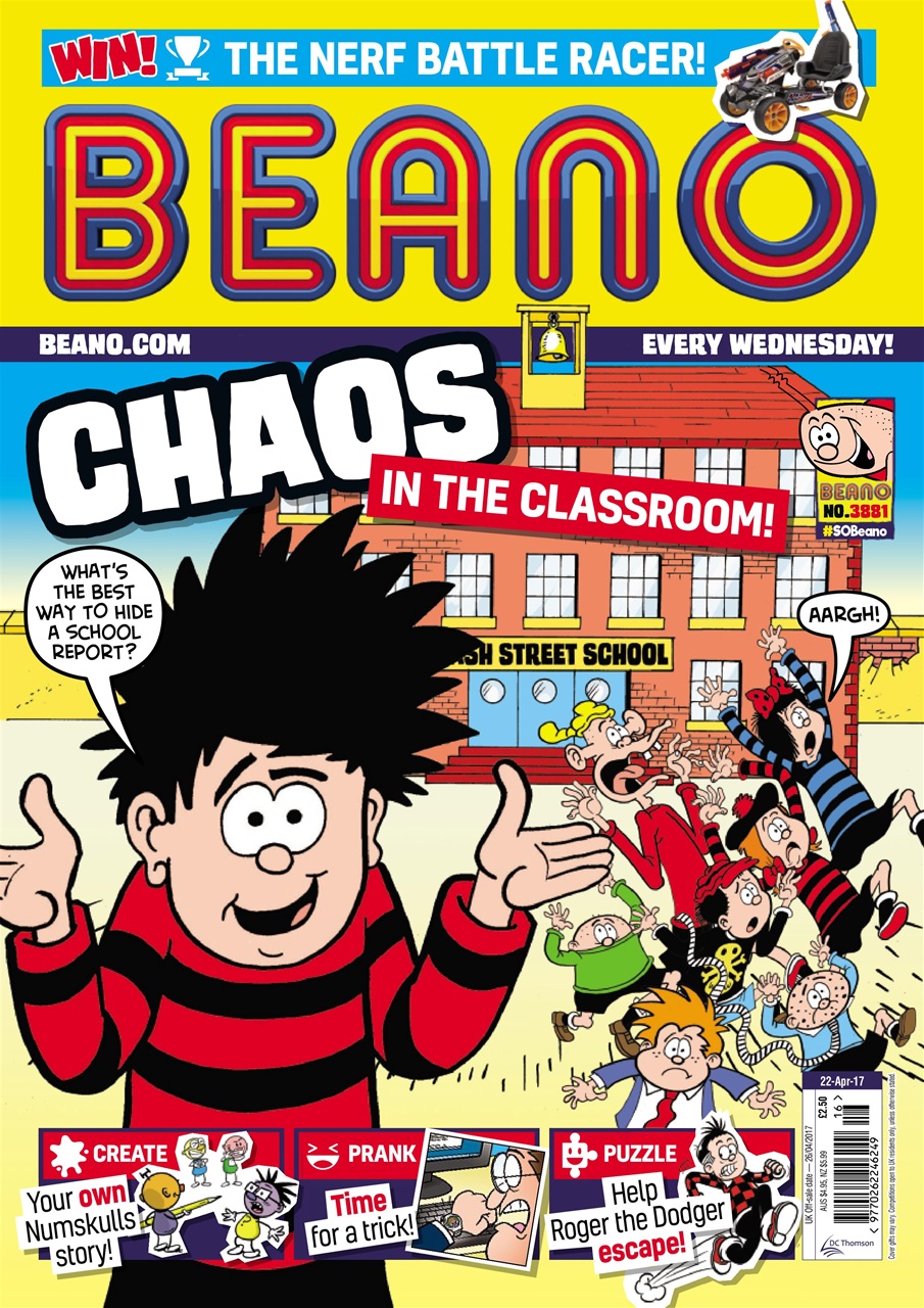 Beano Magazine - 22nd April 2017 Back Issue