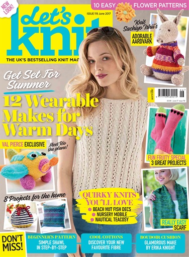 Let's Knit Magazine - Jun-17 Back Issue
