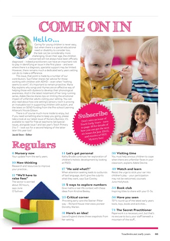 Teach Early Years Magazine - Vol.7 No.3 Back Issue