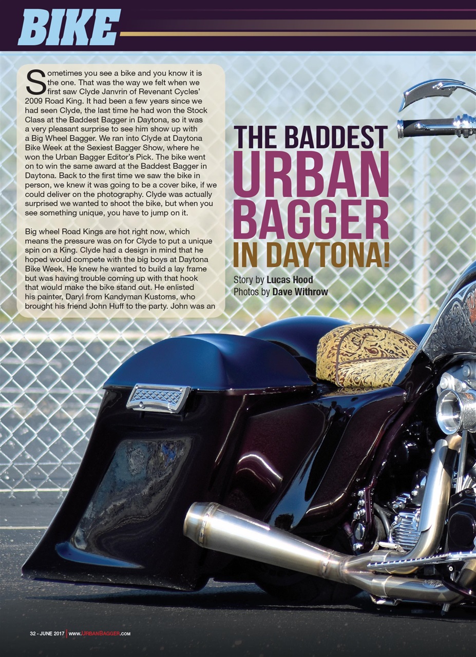 Urban Bagger Magazine - June 2017 Back Issue