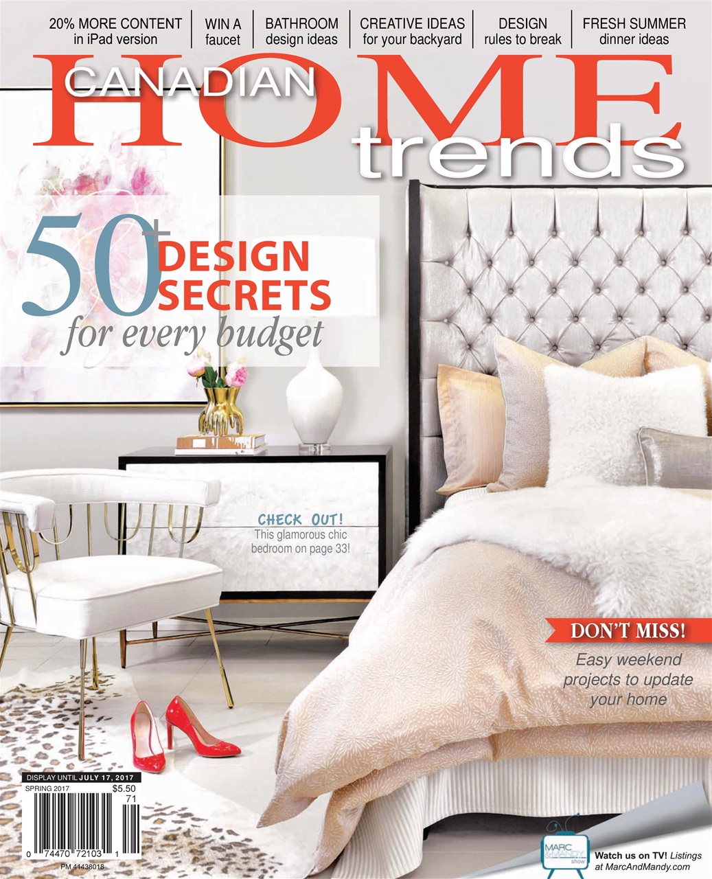 Canadian Home Trends Magazine - Spring 2017 Back Issue