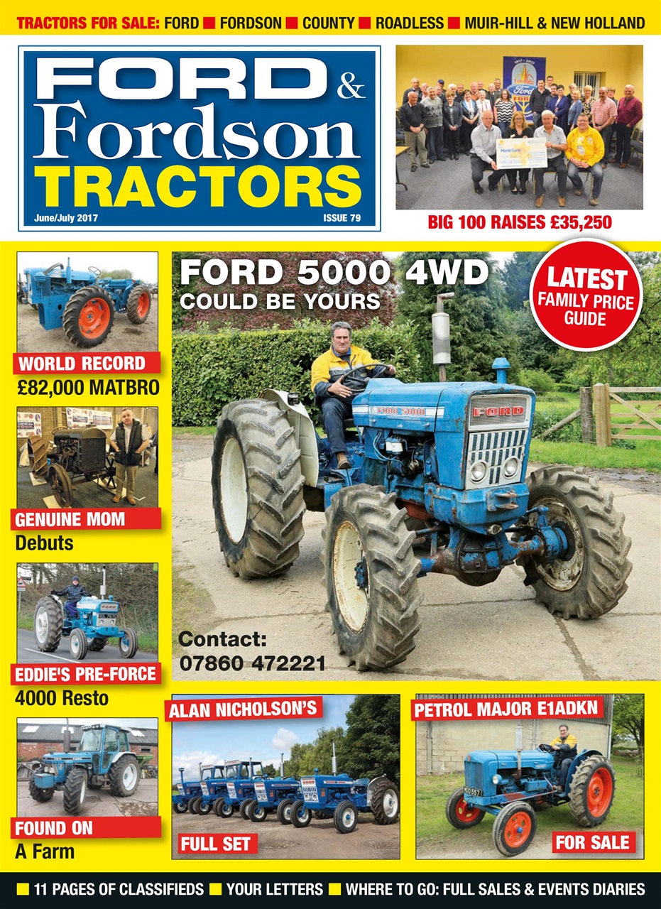 Ford & Fordson Magazine - No. 79: Ford 5000 4WD Back Issue