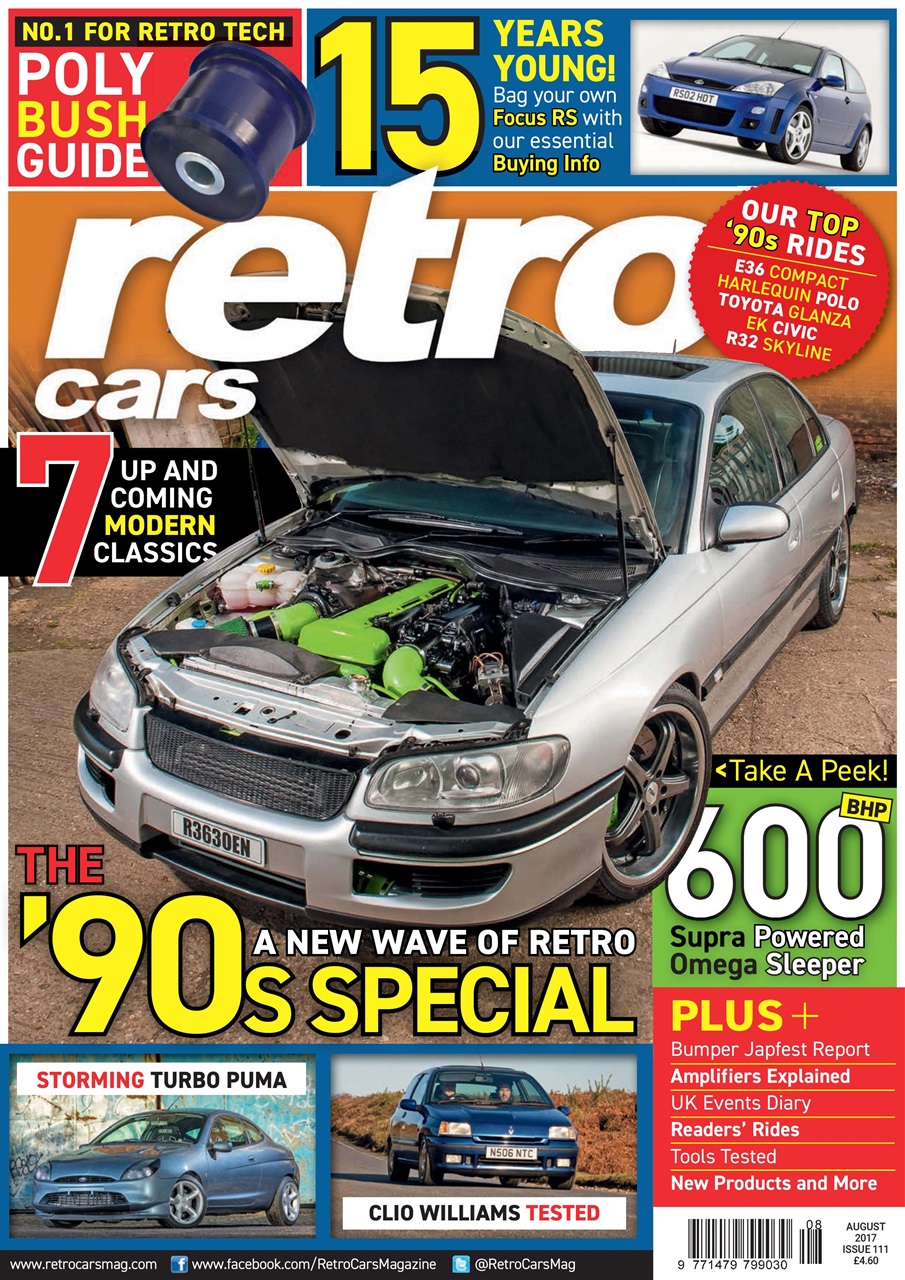 Retro Cars Magazine - No. 111 The '90s Special Back Issue