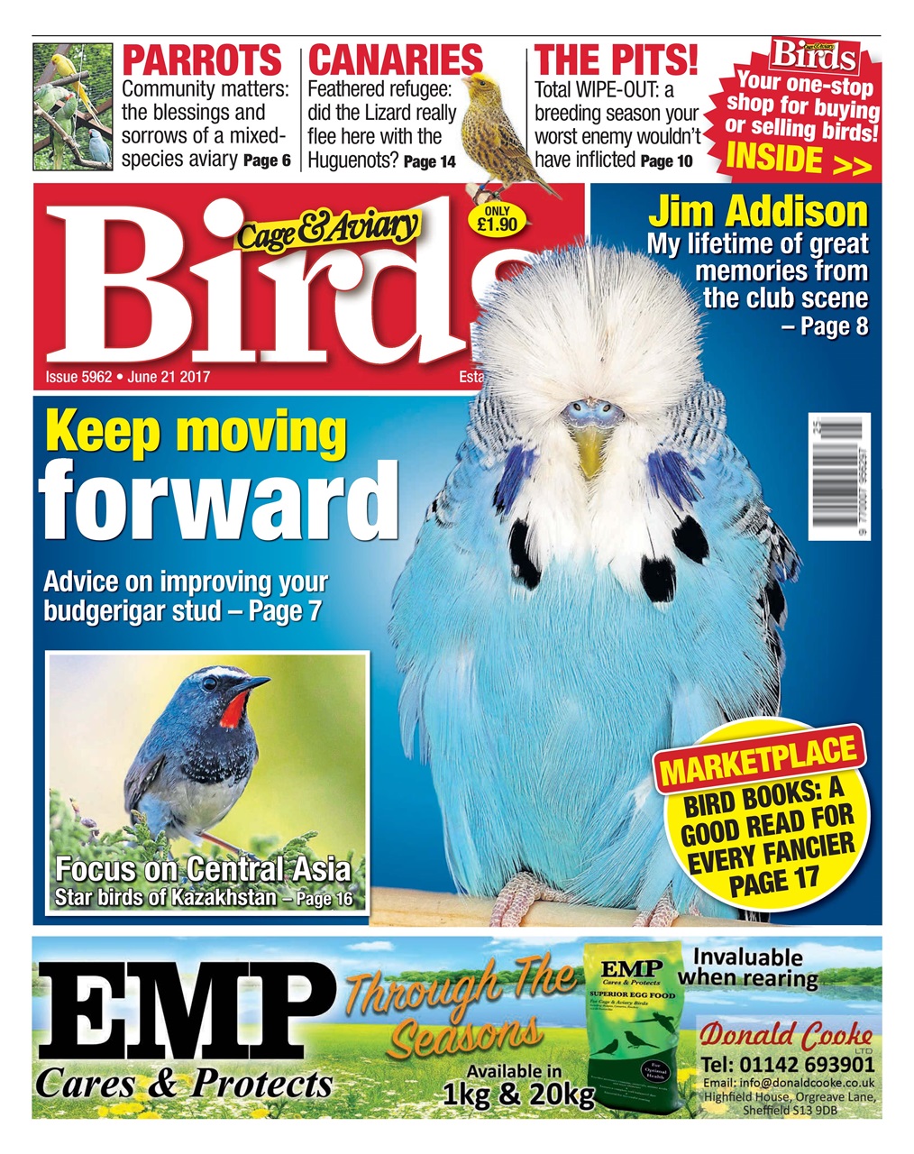 Cage & Aviary Birds Magazine - No. 5962 Keep Moving Forward Back Issue