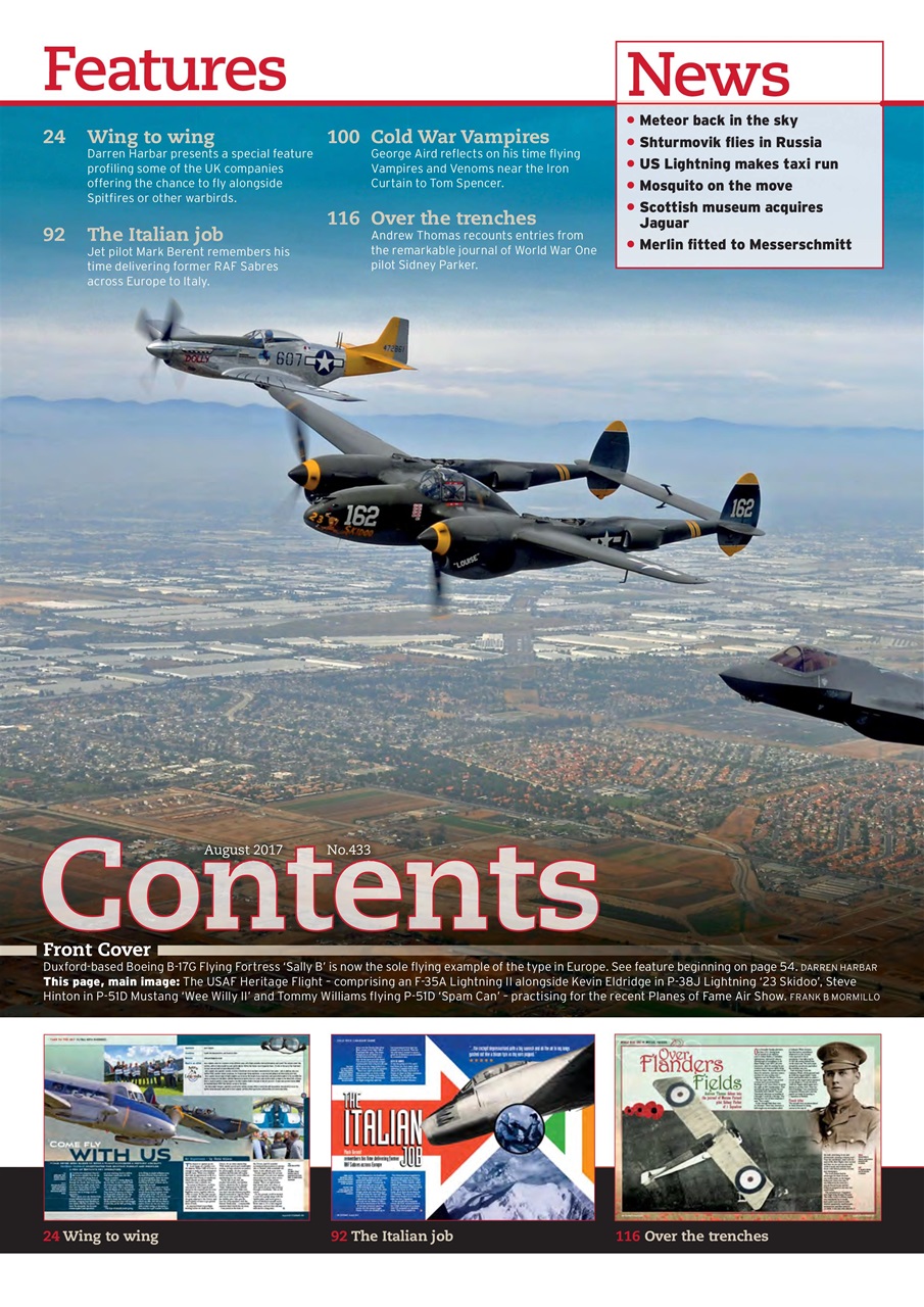 FlyPast Magazine - August 2017 Zurück Ausgabe