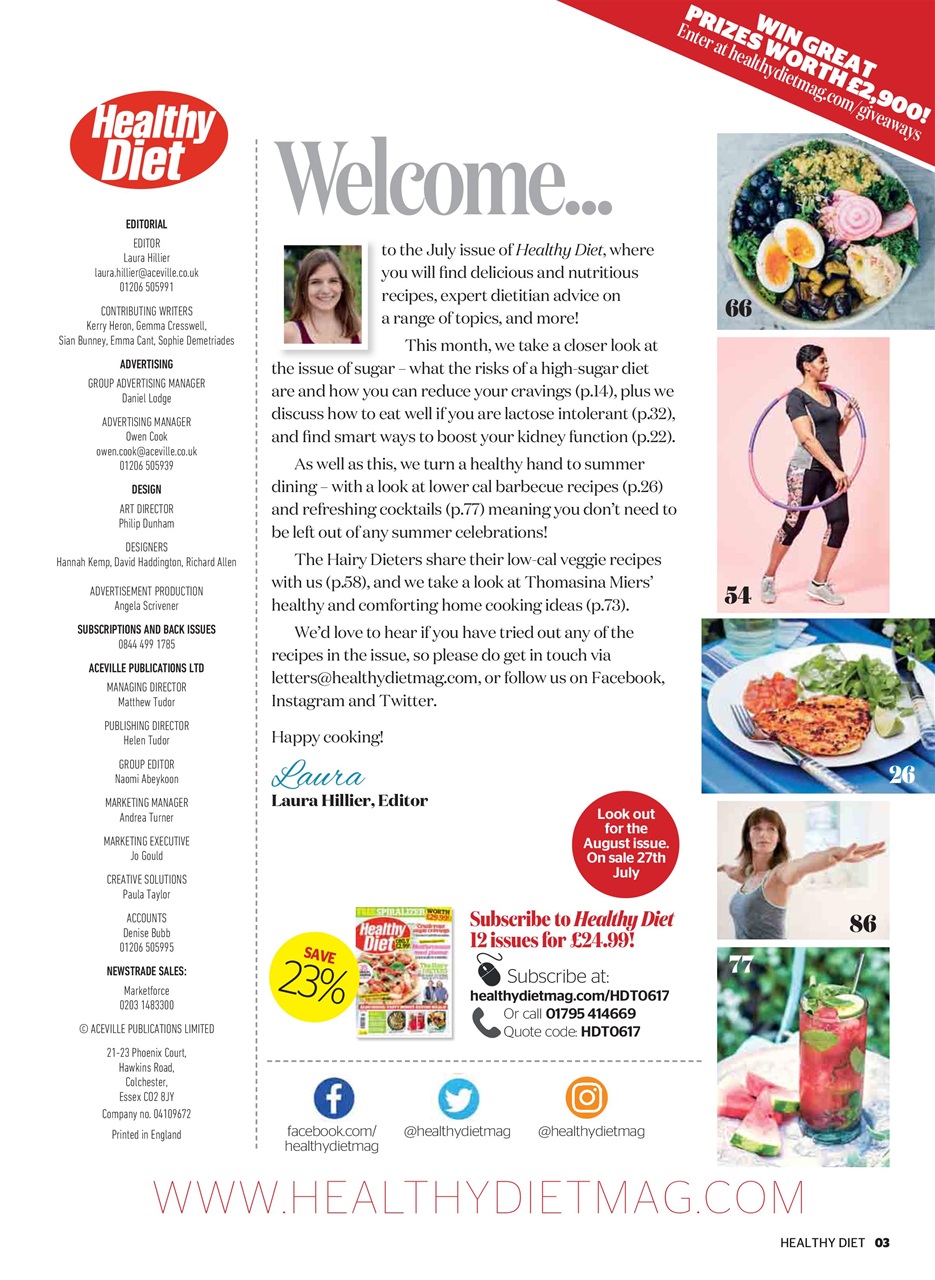 Healthy Diet Magazine - Jul-17 Back Issue