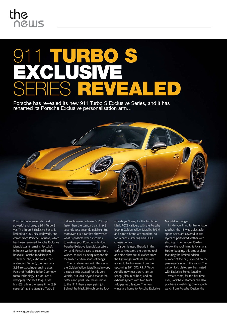 GT Porsche Magazine - August 17 Back Issue