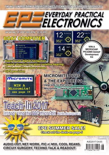 Practical Electronics Magazine - Aug-17 Back Issue