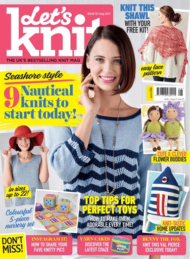 Let's Knit Magazine - Aug-17 Back Issue