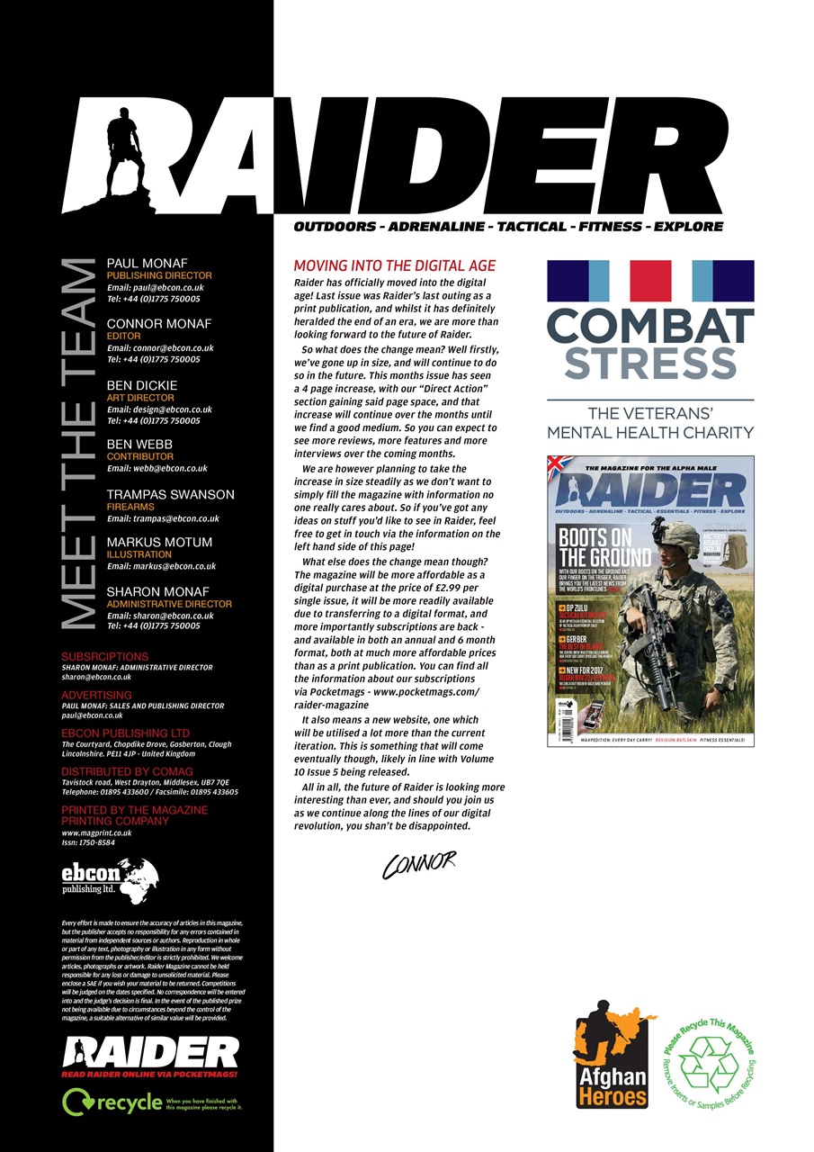 Raider Magazine - Vol 10 Iss 4 Back Issue