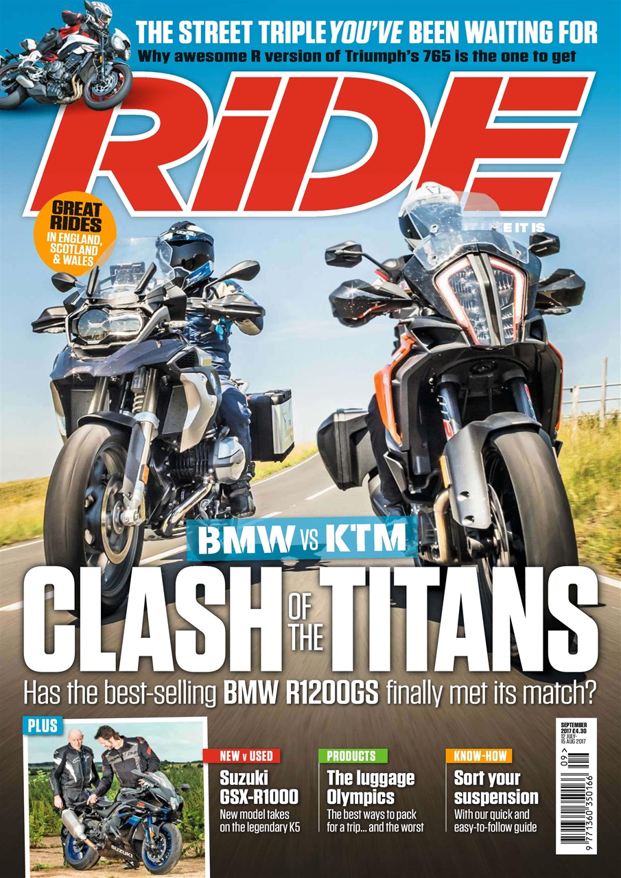 Ride Magazine - September 2017 Subscriptions | Pocketmags