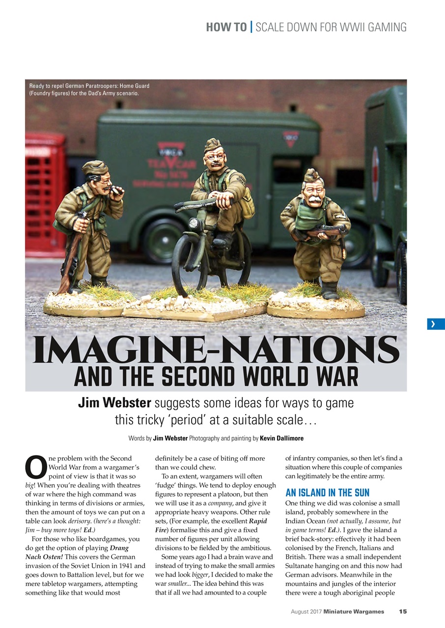 Miniature Wargames Magazine - Issue 412 August 2017 Subscriptions ...