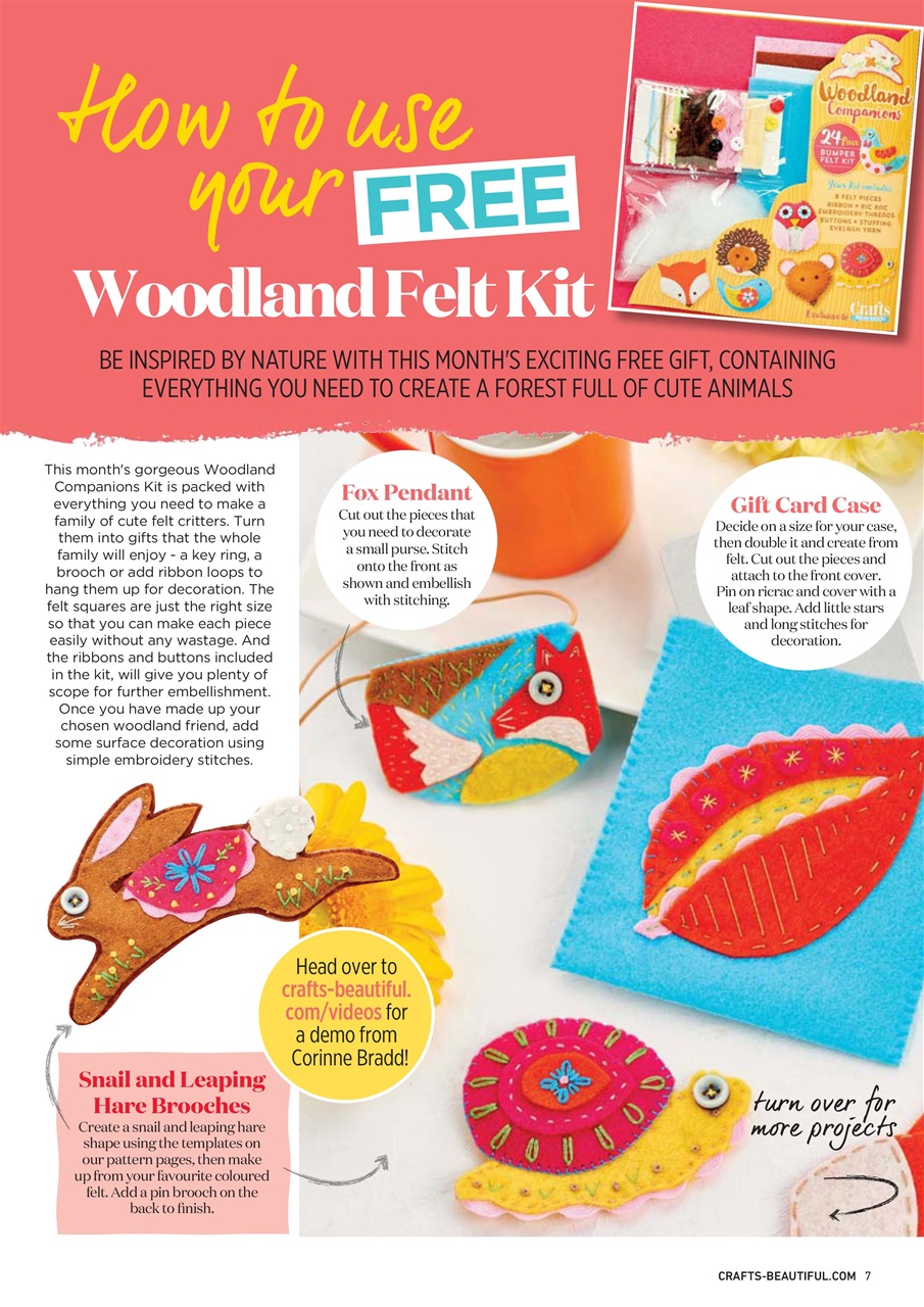 Crafts Beautiful Magazine - Sep-17 Subscriptions | Pocketmags