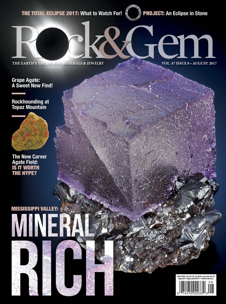 Rock&Gem Magazine - August 2017 Back Issue