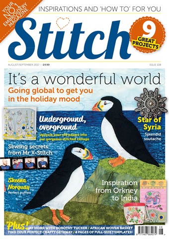 Stitch magazine - Aug/Sep 17 Subscriptions | Pocketmags