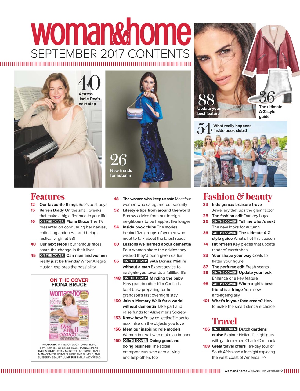 Woman & Home Magazine - September 2017 Subscriptions | Pocketmags