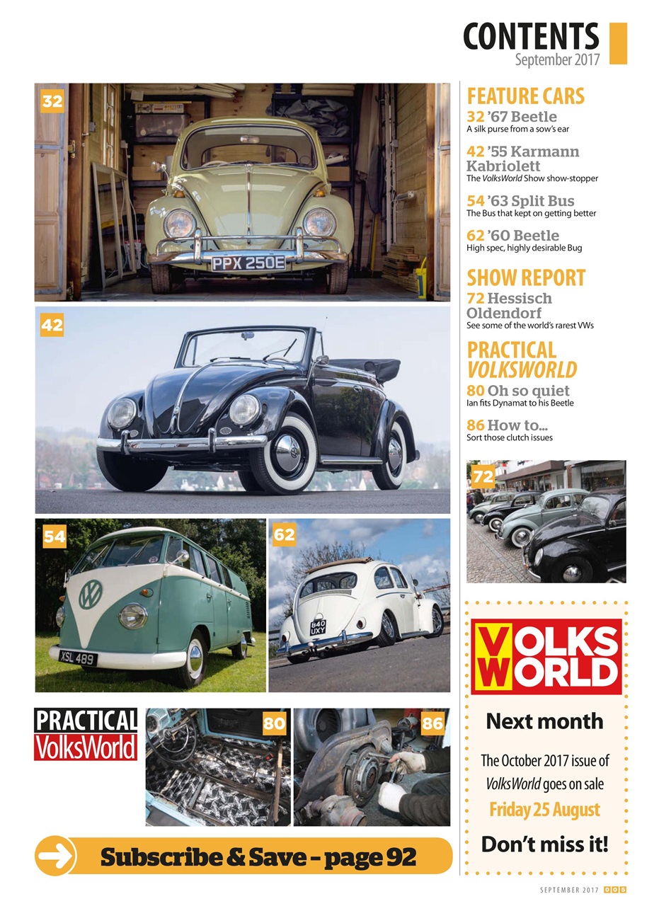 Volksworld Magazine - September 2017 Subscriptions | Pocketmags
