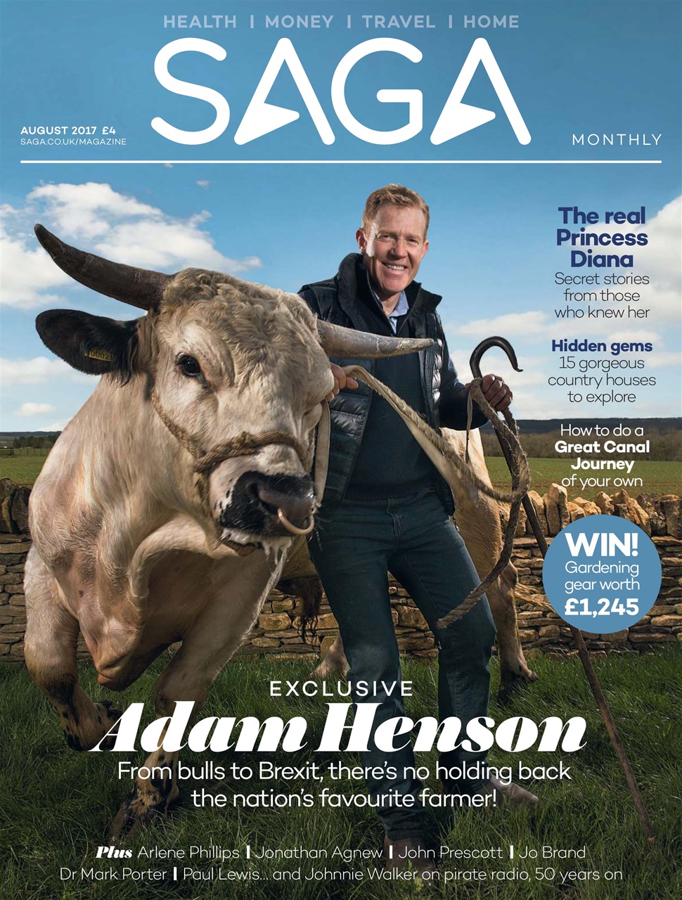 Saga Magazine - August 2017 Subscriptions | Pocketmags