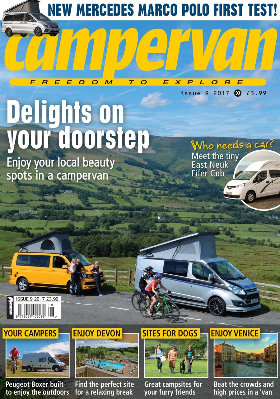 Campervan Magazine - Delights on your doorstep - Issue 9 Back Issue