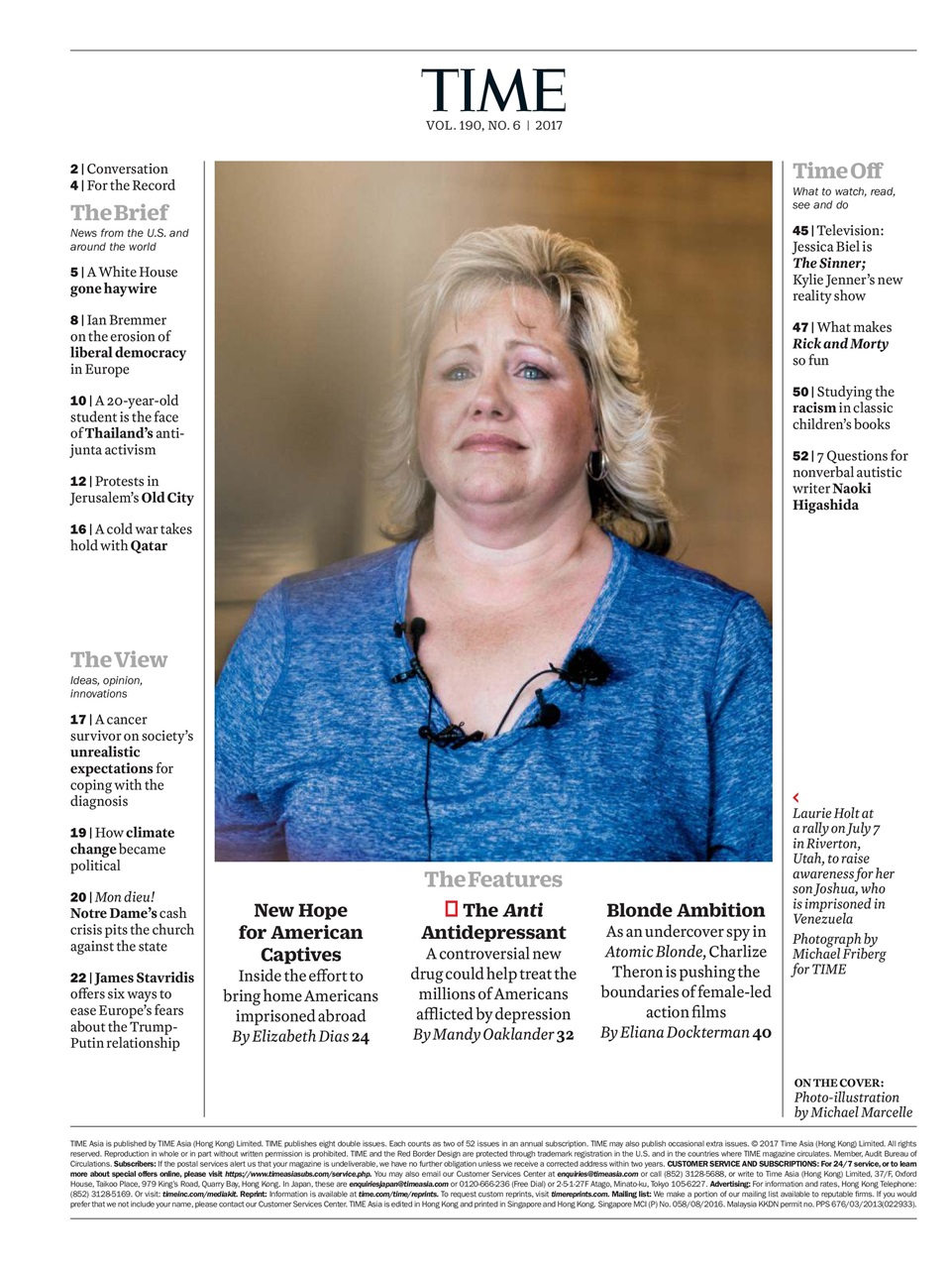 Time Magazine - 7th August 2017 Back Issue