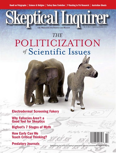 Skeptical Inquirer Magazine - September October 2017 Back Issue
