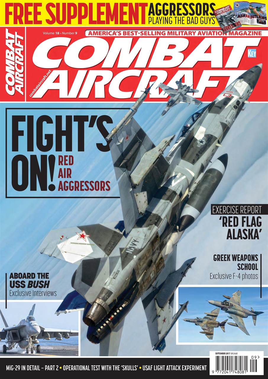 Combat Aircraft Magazine - September 2017 Subscriptions | Pocketmags