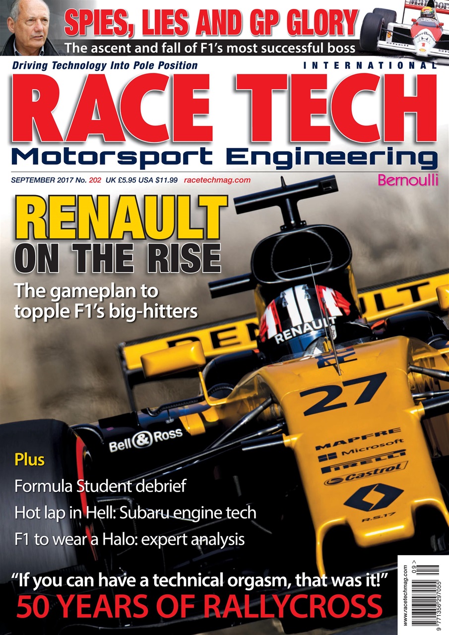 Race Tech Magazine - Race Tech Issue 202 September 2017 Subscriptions ...