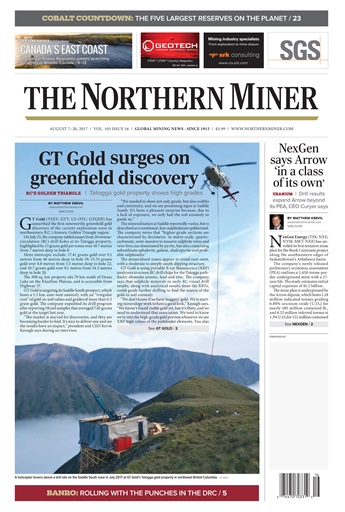 The Northern Miner Magazine - Vol. 103 No. 16 Back Issue