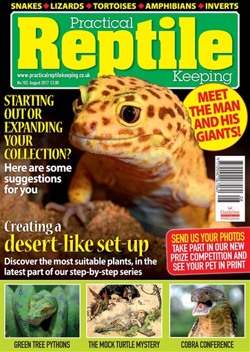 Practical Reptile Keeping Magazine - August 2017 Back Issue