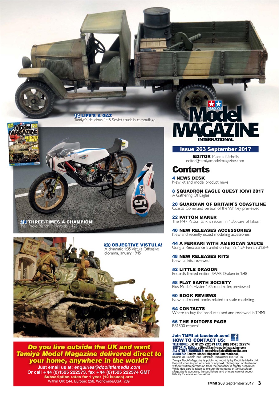 Tamiya Model Magazine - 263 September 2017 Subscriptions | Pocketmags