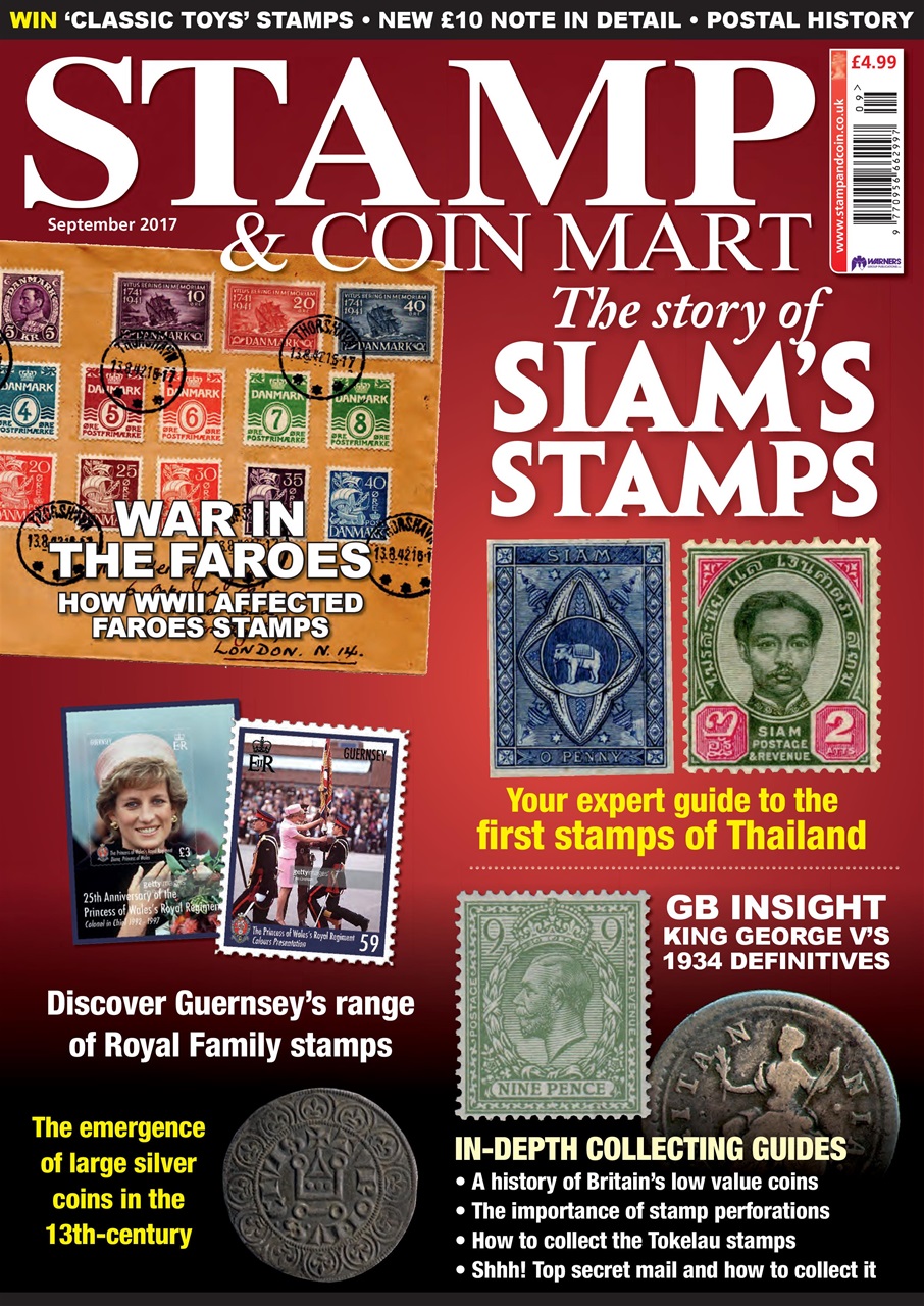 Stamp Collector Magazine - September 2017 Back Issue