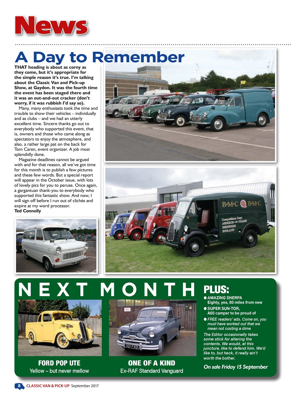 Classic Van And Pick Up Magazine Vol 17 No 10 Transit Transformation 2739