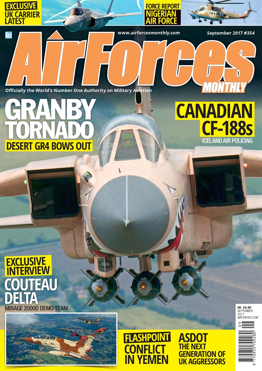 AirForces Monthly Magazine - September 2017 Back Issue