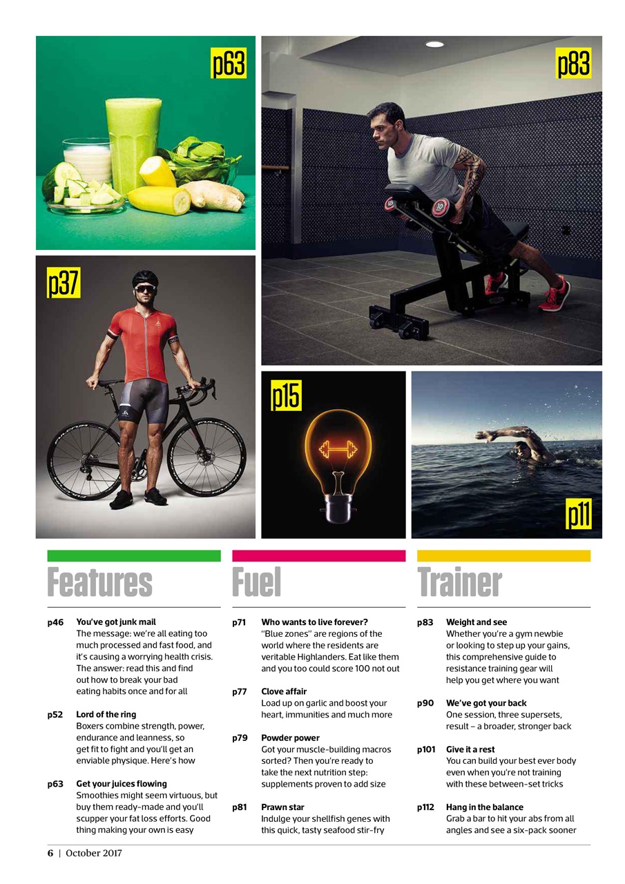 Men's Fitness Magazine - October 2017 Back Issue