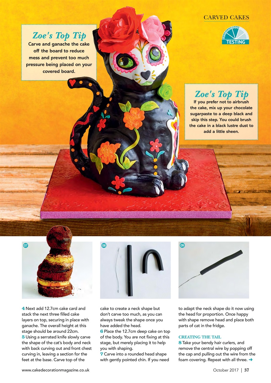 Cake Decoration & Sugarcraft Magazine - October 2017 Back Issue
