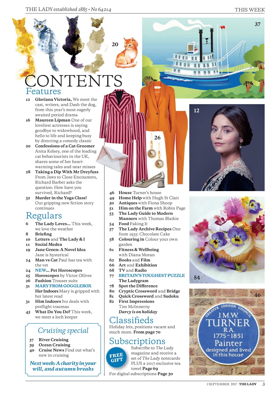 The Lady Magazine - 1st September Back Issue